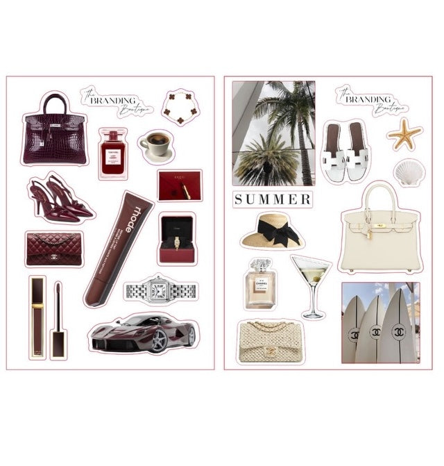 Manifestation Stickers (5 Pack) – The Branding Boutique LA